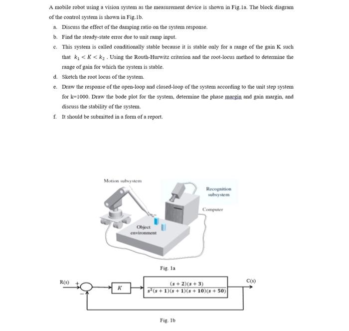 Solved Motion sulxystean Rexiggnition subsystem Computer | Chegg.com