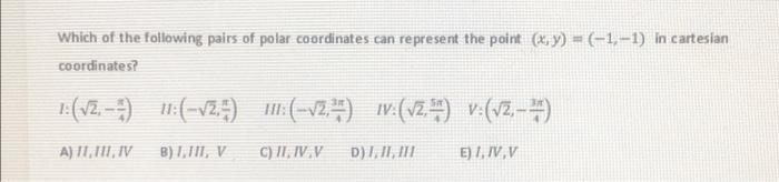 Solved PLS HELP CALC 2 QUESTION URGENT!!! Which of the | Chegg.com
