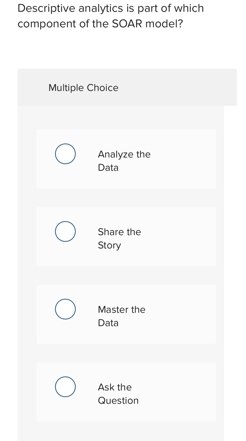 Solved Descriptive analytics is part of whichcomponent of | Chegg.com