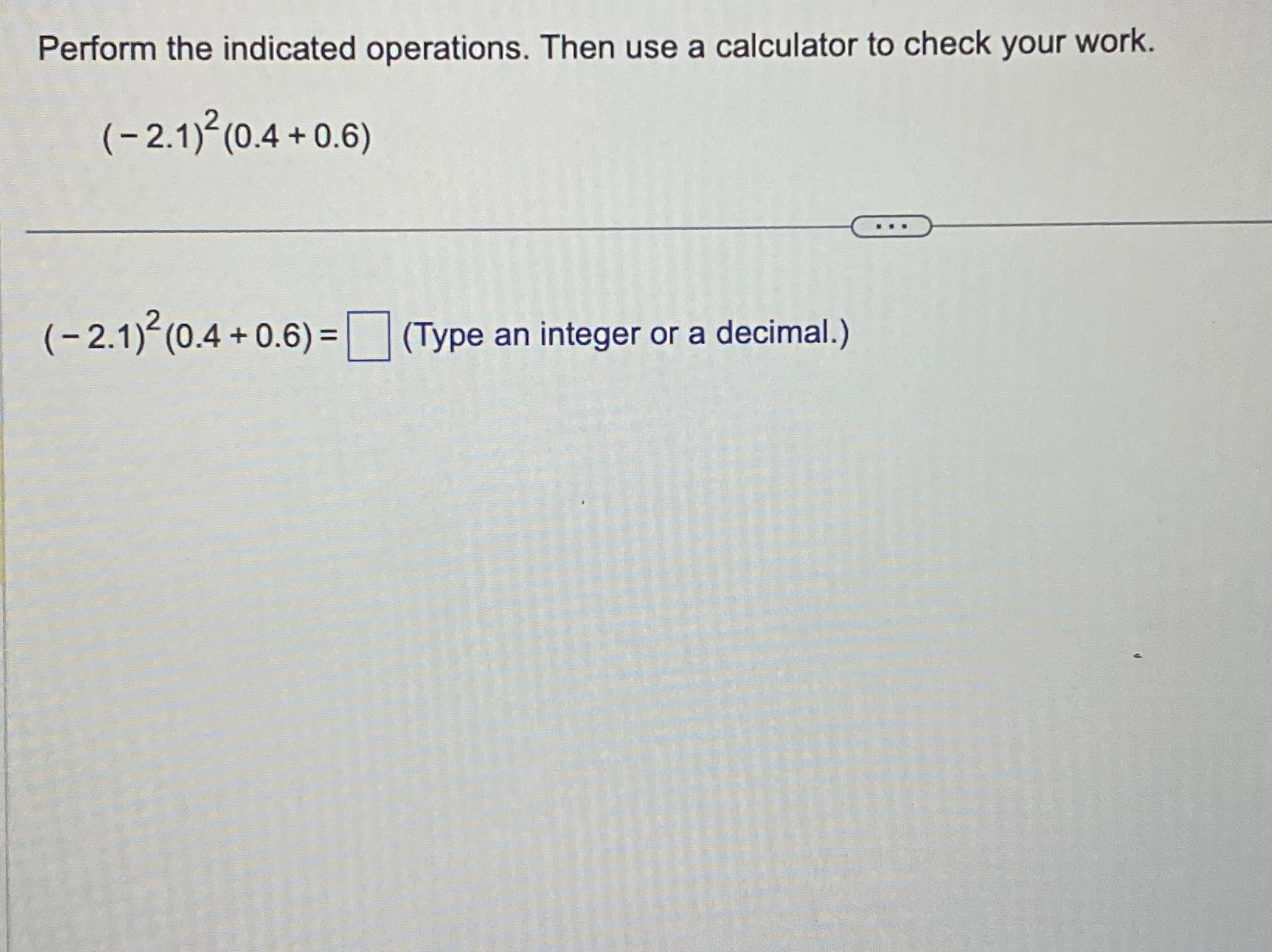 Solved Perform the indicated operations. Then use a | Chegg.com