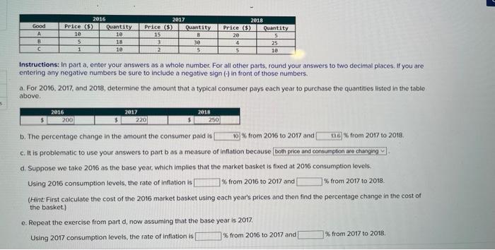 Solved i just need part D and E and please show in detail | Chegg.com