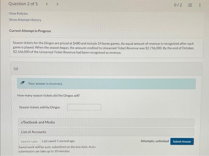 Solved Question 2 of 5