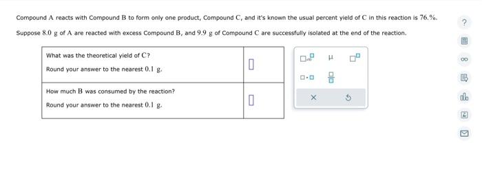 Solved Compound A reacts with Compound B to form only one | Chegg.com