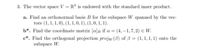 Solved linear algebra question | Chegg.com