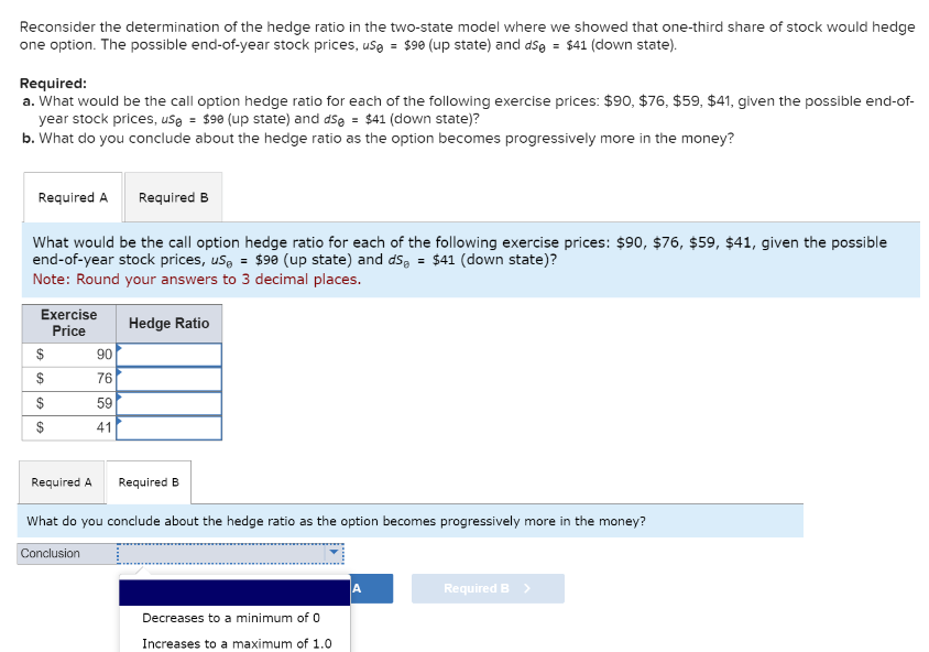 Solved Reconsider the determination of the hedge ratio in | Chegg.com
