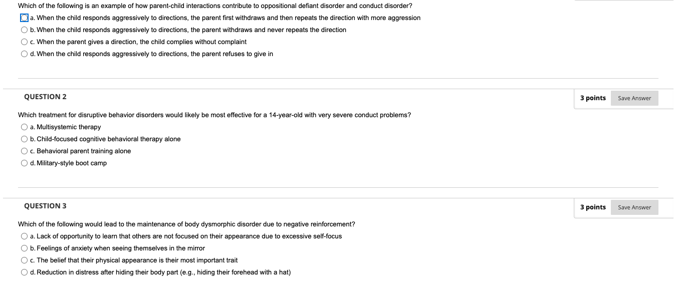 Solved Which of the following is an example of how | Chegg.com