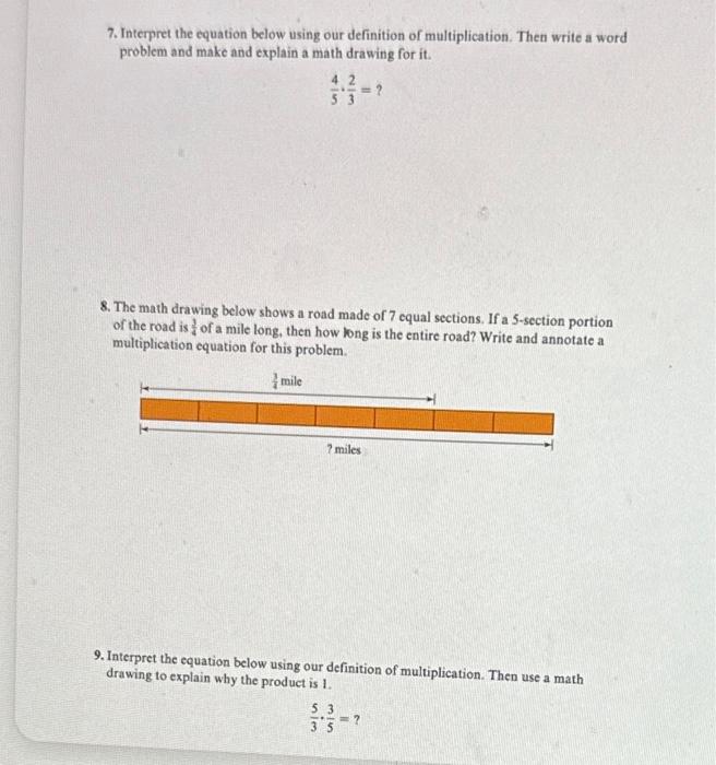 Solved Extending Multiplication to Fractions, Part II [CC5S | Chegg.com