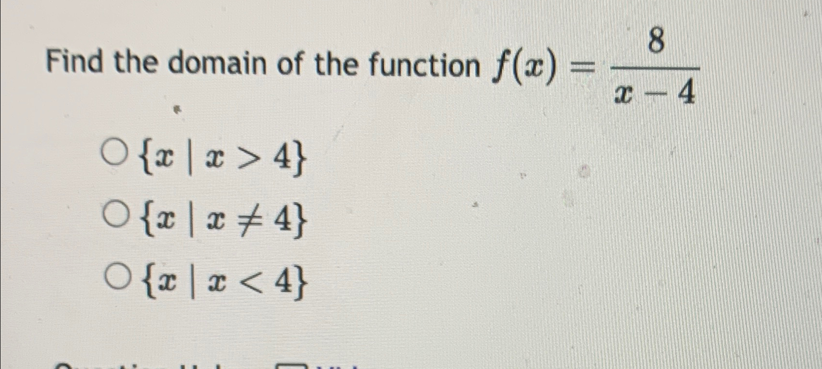 Solved Find the domain of the function | Chegg.com