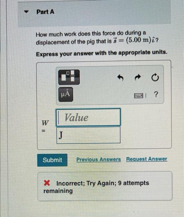 Solved On a farm, you are pushing on a stubborn pig with a | Chegg.com