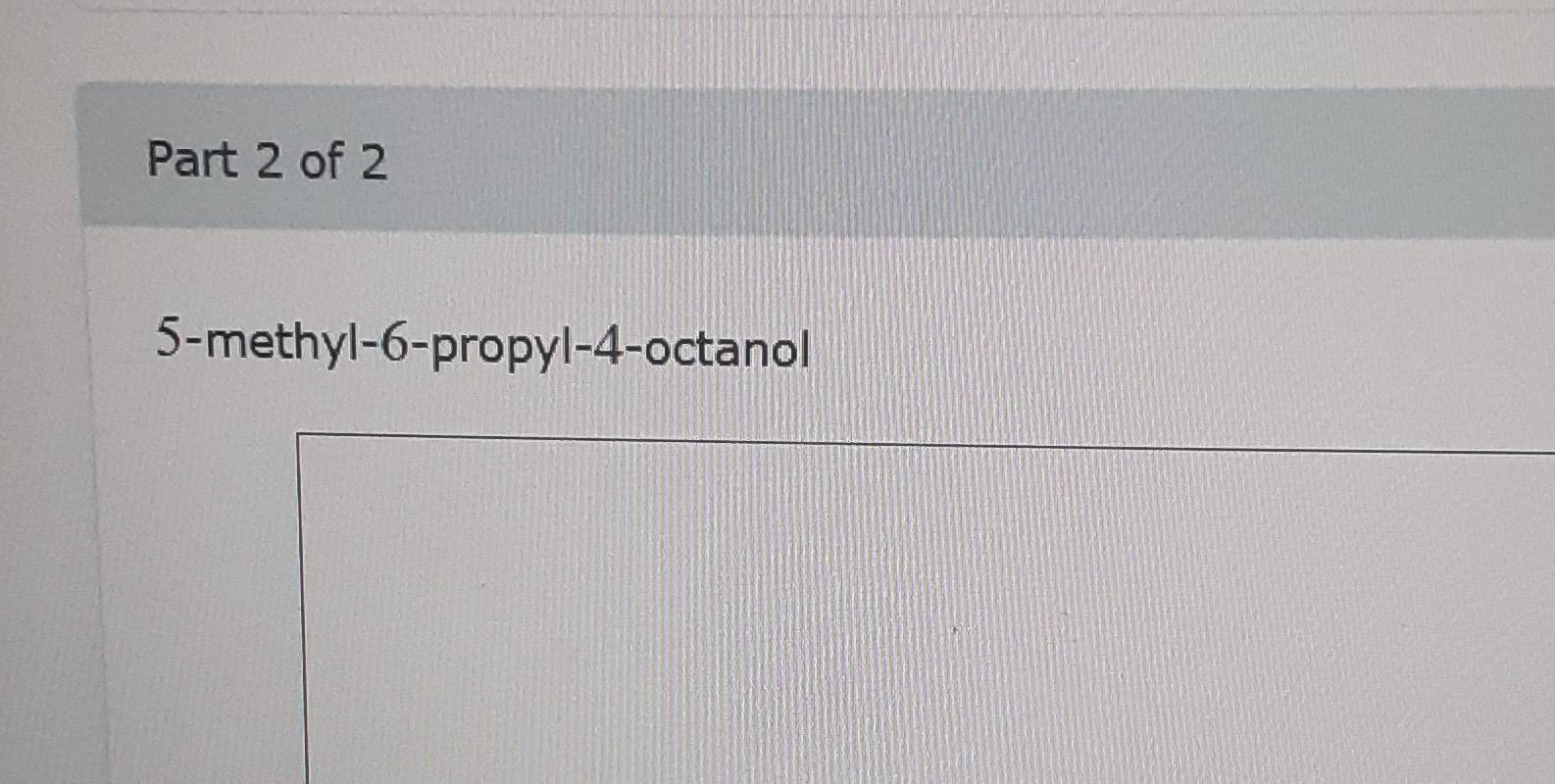 Solved Draw each structure. Part 1 of 2 | Chegg.com
