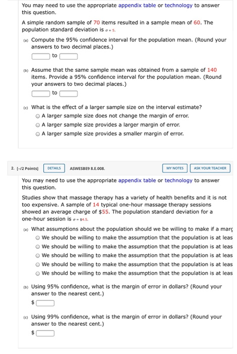 Solved You may need to use the appropriate appendix table or | Chegg.com