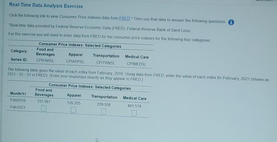 Solved Real-Time Data Analysis Exercise Click the following | Chegg.com