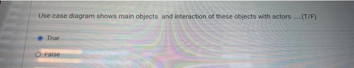 Solved Use case diagram shows objects and interaction of | Chegg.com