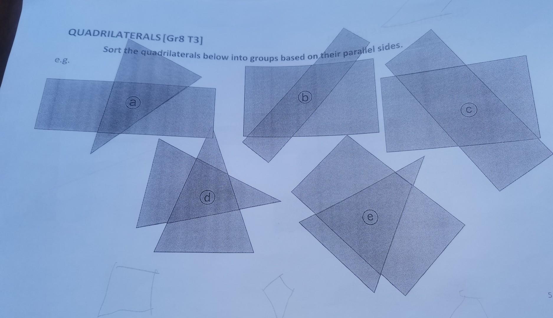 Solved QUADRILATERALS [Gr8 T3] QUADRILATERALS [Gr8 T3] Sort | Chegg.com