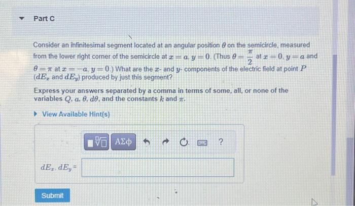 Solved Positive charge Q is uniformly distributed around a | Chegg.com