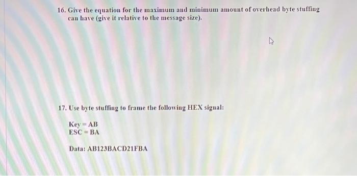 Solved 16. Give the equation for the maximum and minimum | Chegg.com