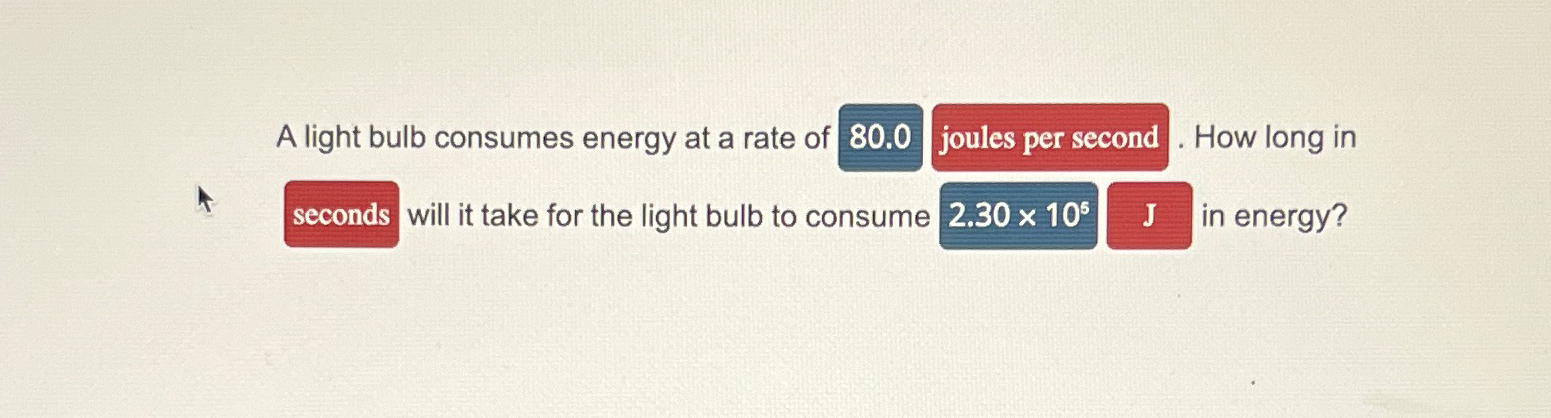 Solved A light bulb consumes energy at a rate of 80.0 ﻿How | Chegg.com