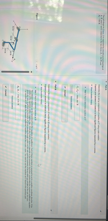 The rod shown in (ligue 1) ﻿is supporied by smooth | Chegg.com