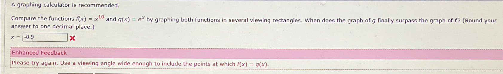 Solved A graphing calculator is recommended.Compare the | Chegg.com