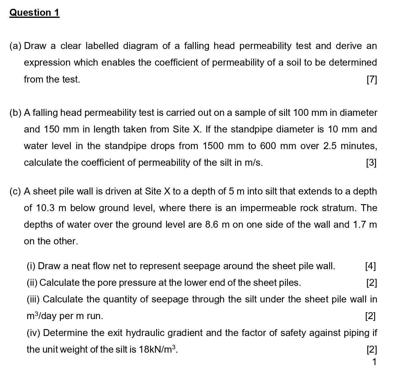 Solved Question 1?(a) ﻿Draw a clear labelled diagram of a | Chegg.com