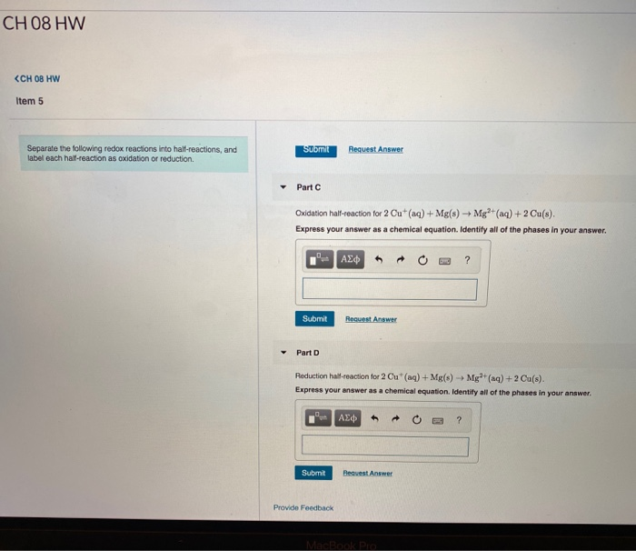 Solved CH 08 HW | Chegg.com