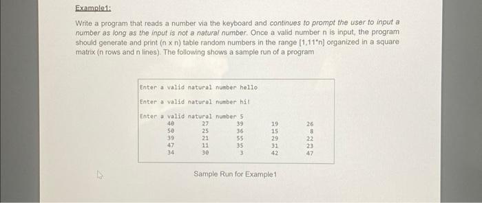 Solved Example1: Write a program that reads a number via the | Chegg.com