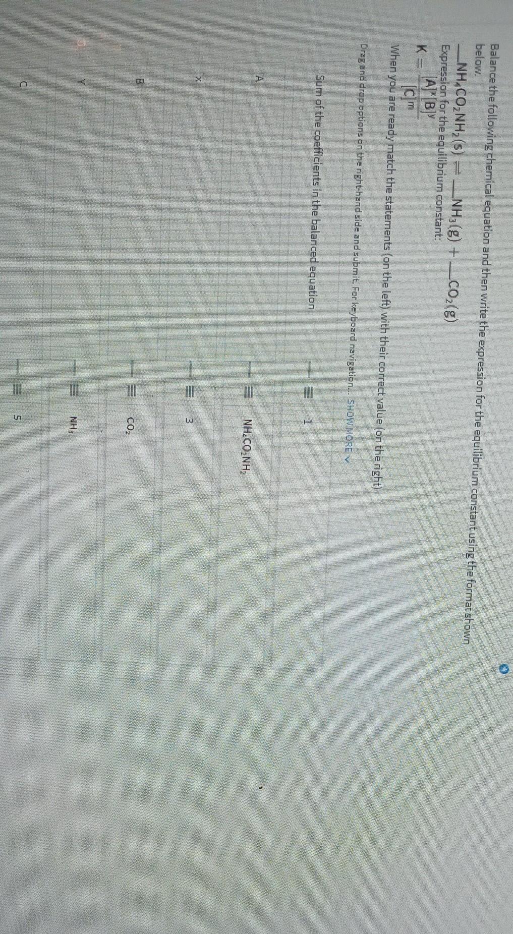 Solved c Balance the following chemical equation and then | Chegg.com