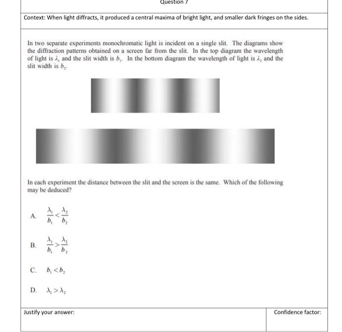 Solved In two separate experiments monochromatic light is | Chegg.com
