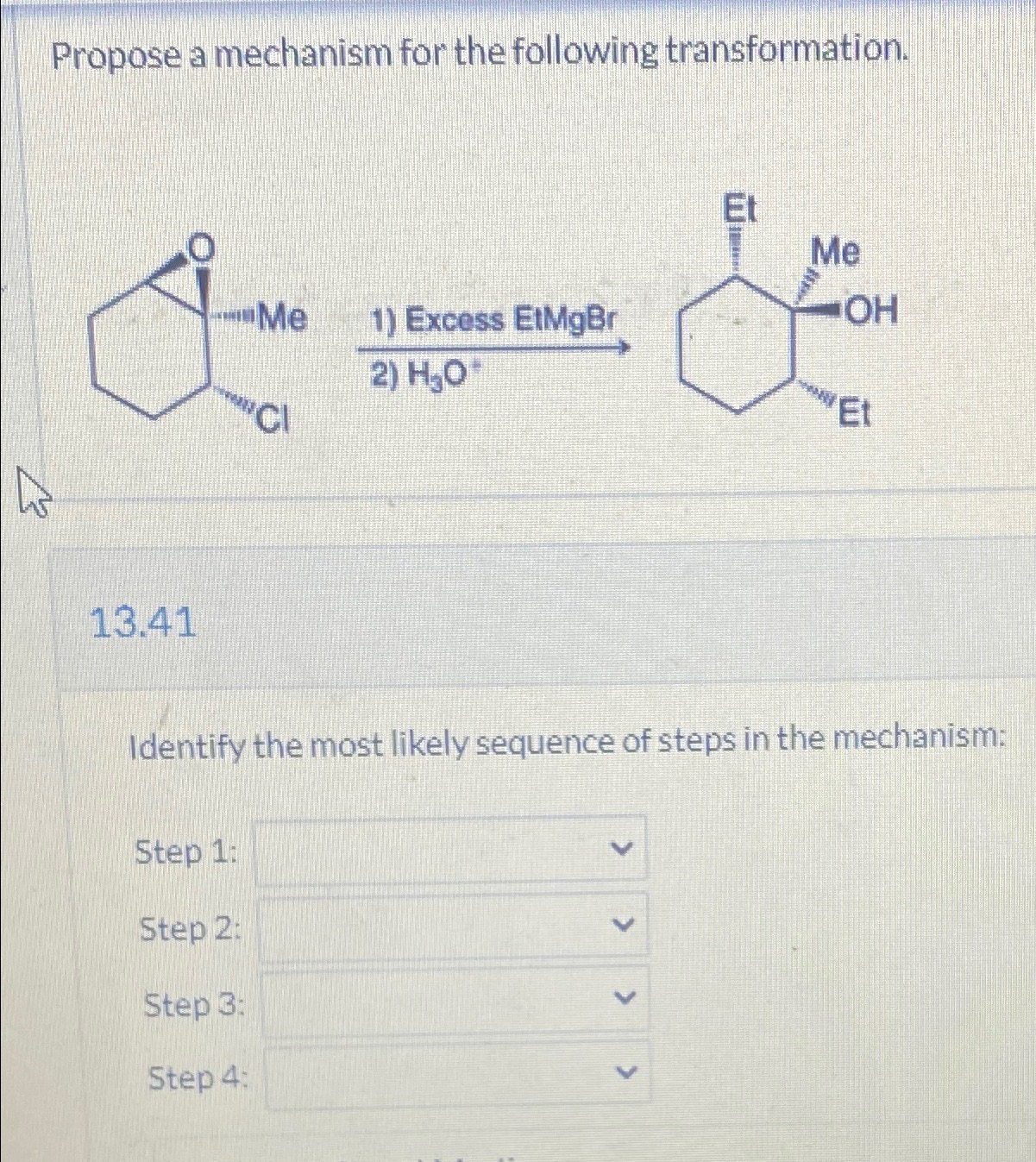 Solved Propose a mechanism for the following | Chegg.com