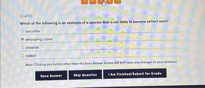 Solved (3 of 5) Which of the following is an example of a | Chegg.com