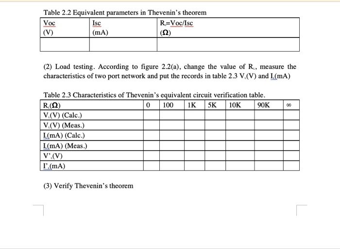 Solved Experiment 2 Research On The Superposition Theorem