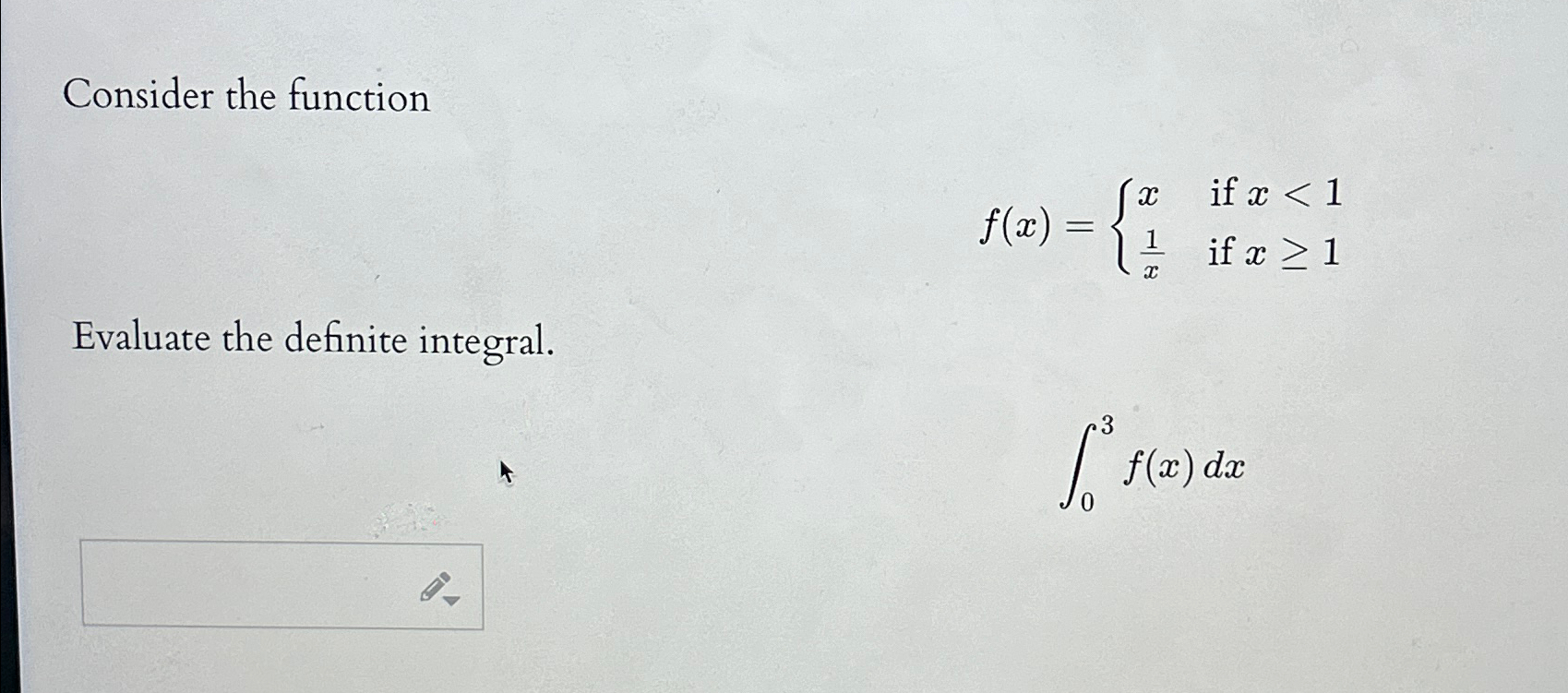 Solved Consider the functionf(x)={x if x