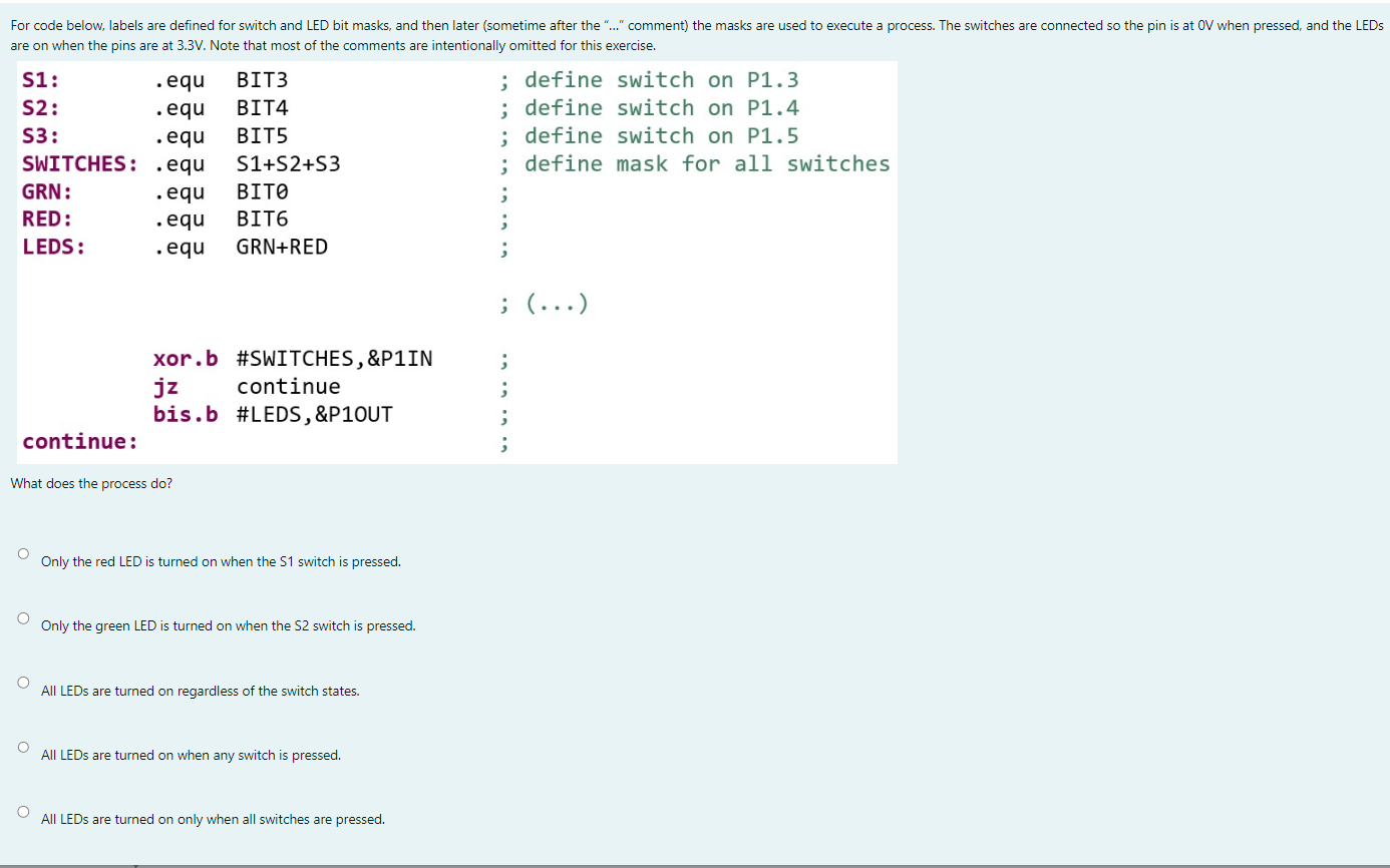 Solved are on when the pins are at 3.3V. ﻿Note that most of | Chegg.com