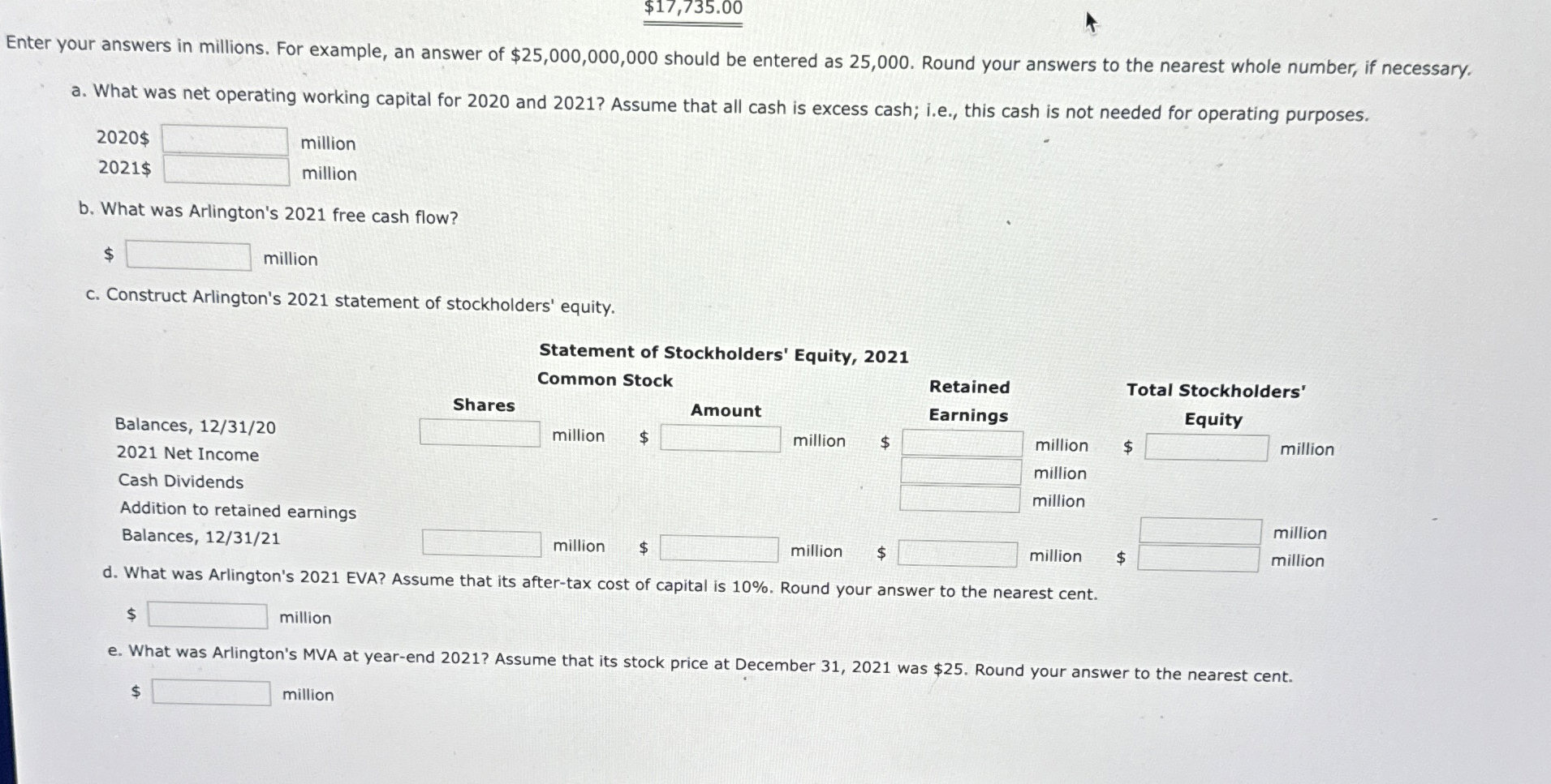 Solved 3- ﻿End-of-Chapter Problems - ﻿Financial Statements, | Chegg.com