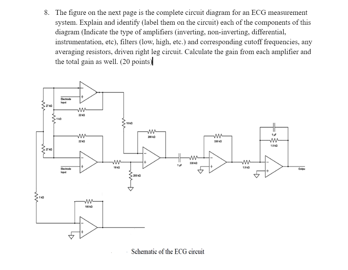 The figure on the next page is the complete circuit | Chegg.com