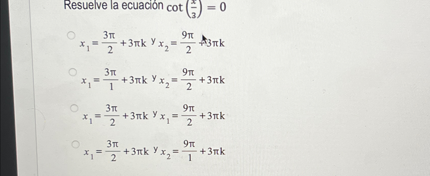Solved Resuelve la ecuacion | Chegg.com