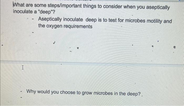 Solved What are some steps/important things to consider when | Chegg.com