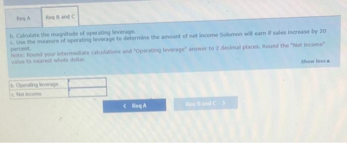 Solved Exercise 2-13A (Algo) Using contribution margin | Chegg.com