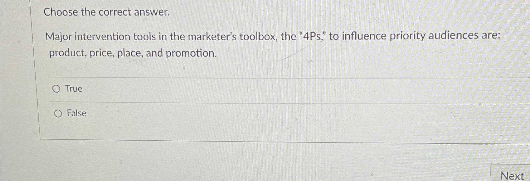 Solved Choose the correct answer.Major intervention tools in | Chegg.com