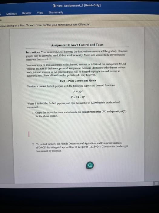 Instructions Your answers MUST be typod (no | Chegg.com