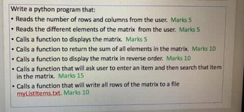 Solved Write a python program that: • Reads the number of | Chegg.com