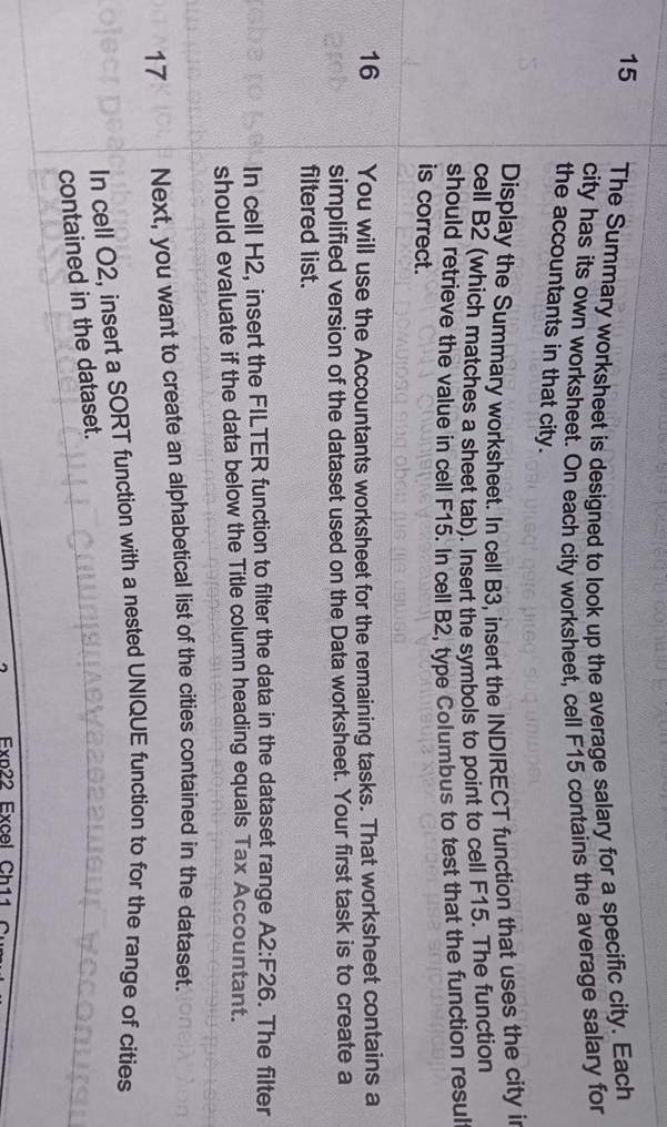 Solved by an EXPERT 15 ﻿The Summary worksheet is designed to look up the | Chegg.com