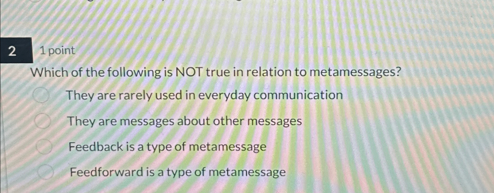 Solved 21 ﻿pointWhich of the following is NOT true in | Chegg.com