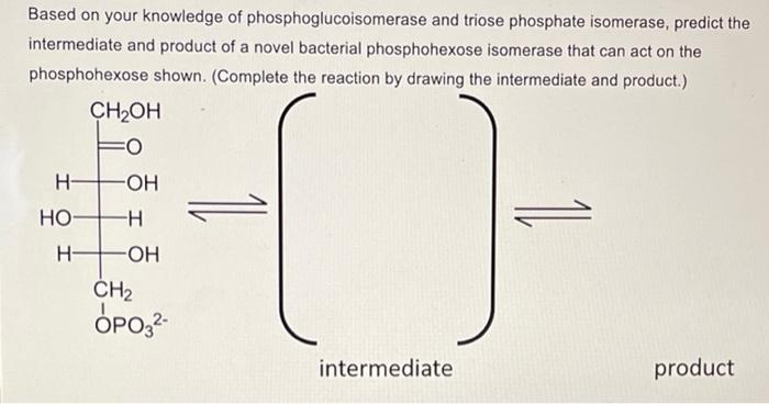 Solved Based on your knowledge of phosphoglucoisomerase and | Chegg.com