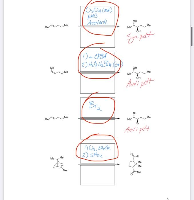 Solved A) Explain in detail the role of all reagents and | Chegg.com