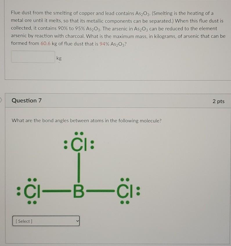 Solved Flue dust from the smelting of copper and lead | Chegg.com