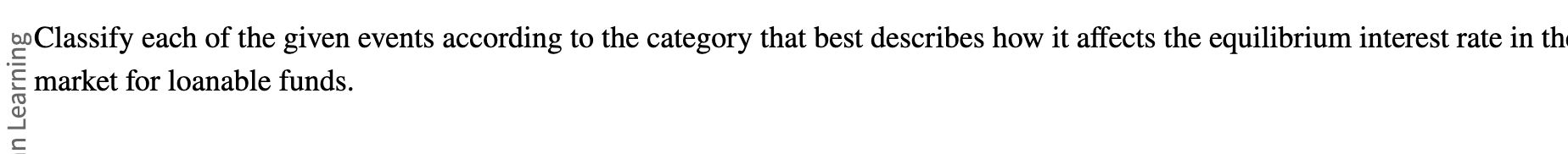 Solved Classify each of the given events according to the | Chegg.com