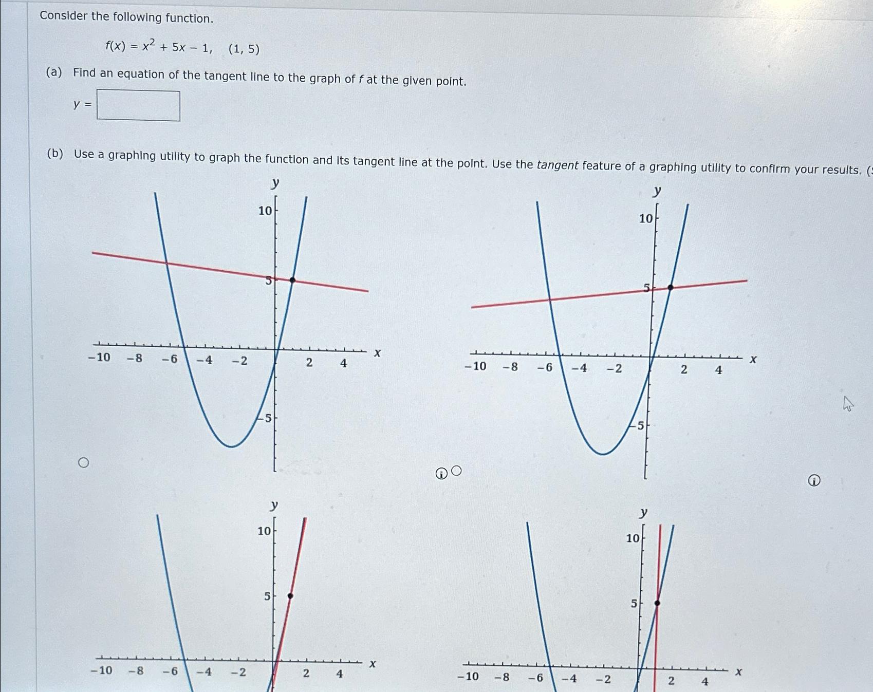 Solved Consider The Following Function F X X2 5x 1 1 5 A