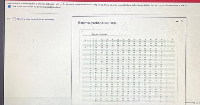 Solved Assume that procedure yieldea binomial datbution | Chegg.com