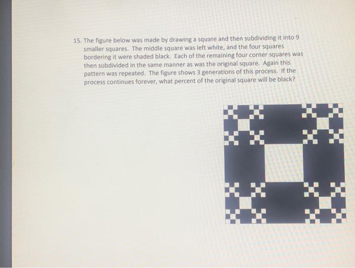 Solved The figure below was made by drawing a square and | Chegg.com